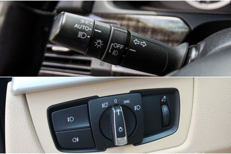 ách dùng nút điều chỉnh đèn pha an toàn, đúng luật